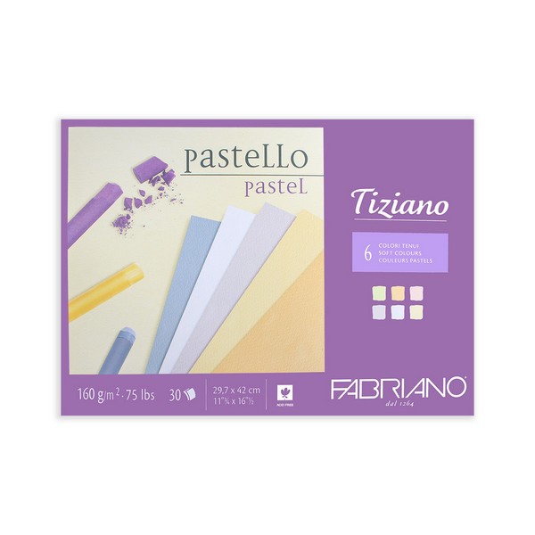 Fabriano FABRIANO TIZIANO PASTEL 160g 30x42 LJUBICASTI SARENI PAPIRI 1/6