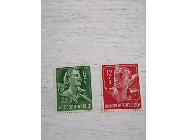 Poštanske marke - Grossdeutsches Reich (serija) 2 kom.