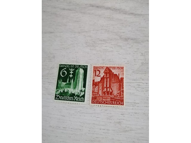Poštanske marke - Deutsches Reich (serija) 2 komada