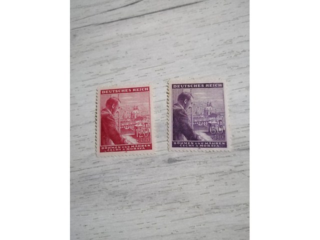 Poštanske marke - Hitler Deutsches Reich - 2 k (serija)