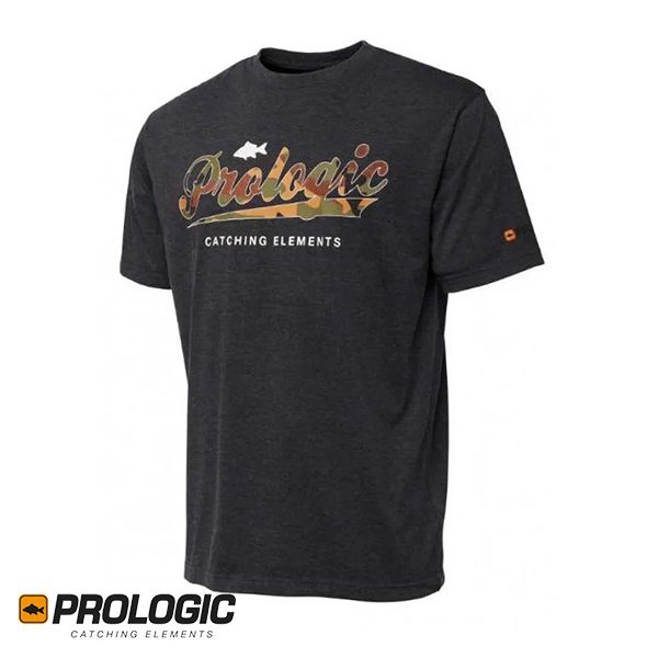 Majica ProLogic Camo Logo T-Shirt / Grey Melange