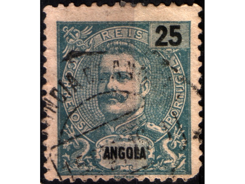 kt535ty 01.avg1898 Angola Mi43 (-F-)1/15