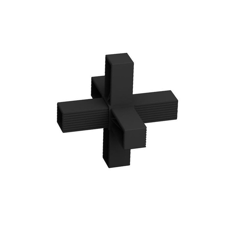 QB PVC Ugao 6 Kraka CRNA