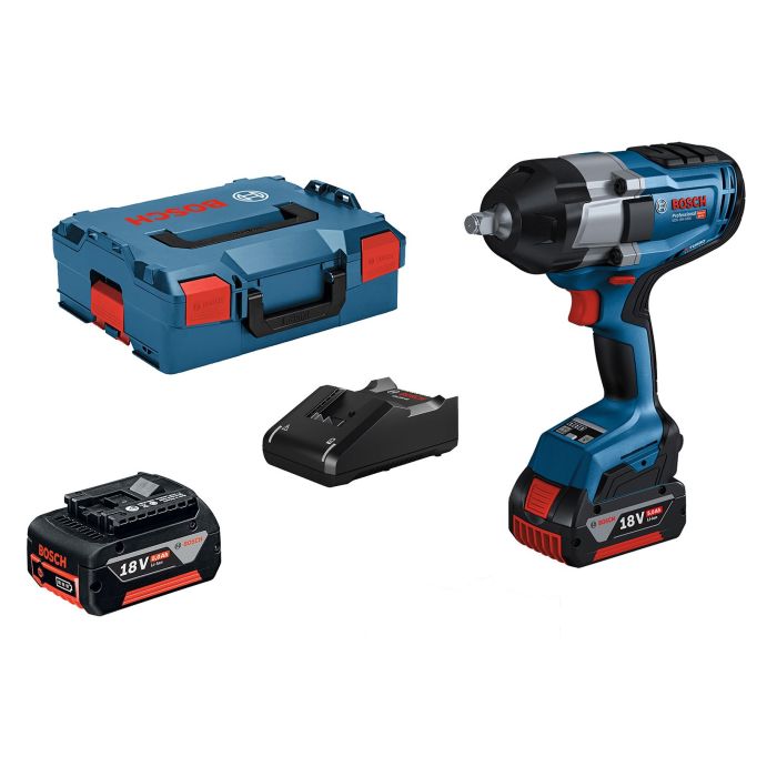 BOSCH GDS 18V-1000 S2 X 5 AH + L-BOXX AKU UDARNI ODVRTAČ