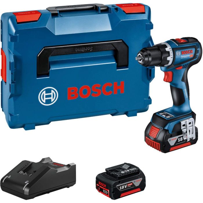 BOSCH GSR 18V-90 C akumulatorska bušilica odvrtač ProCORD 2x5Ah + L-boxx 136