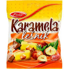 Karamela lešnik Pionir 100g