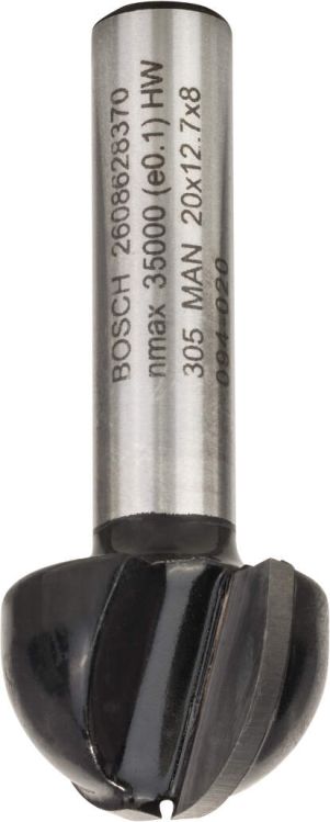 Bosch glodalo za poluokrugle kanale 8 mm, R1 10 mm, D 20 mm, L 12,4 mm, G 46 mm - 2608628370