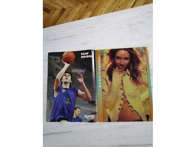 Poster(dvostrani) Dejan Bodiroga/Sheryl Crow/Simpsonovi