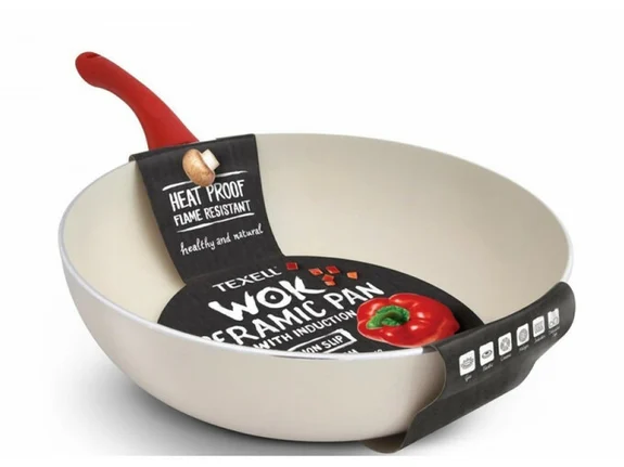 Texell Tiganj Wok keramički duboki 28cm TPC-W28