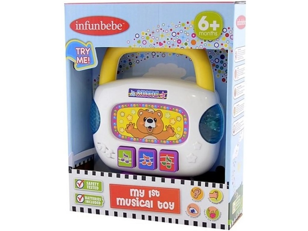 Infunbebe Igračka Mini Radio 6m+ sa zvukom