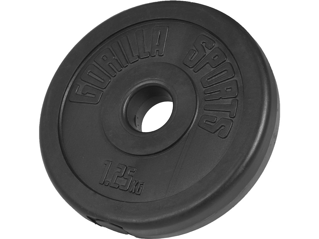 GORILLA SPORTS Teg obložen plastikom (1,25 kg)