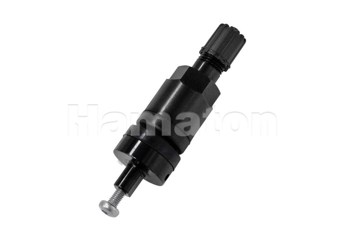 Ventil za tubeles gume crni aluminijumski za TPMS senzor HAM-6-266B-BK