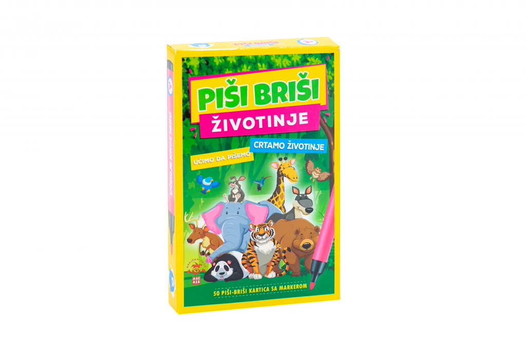 EDUKATIVNE KARTICE PISI BRISI ZIVOTINJE