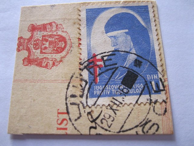 1936. Kraljevina JU, Nalepnica Liga protiv tuberkuloze