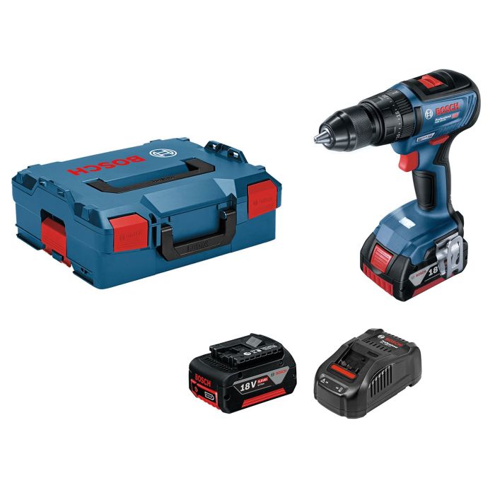 Bosch GSB 18V-50 aku vibraciona bušilica odvrtač 2x5Ah