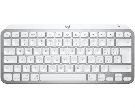 Logitech MX Keys Mini Wireless Illuminated Keyboard Pale grey US