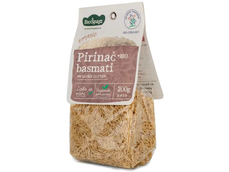 Organski Pirinač Basmati Bio Špajz 200g