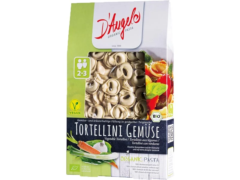 Organski Tortelini sa Povrćem D’Angelo 250g