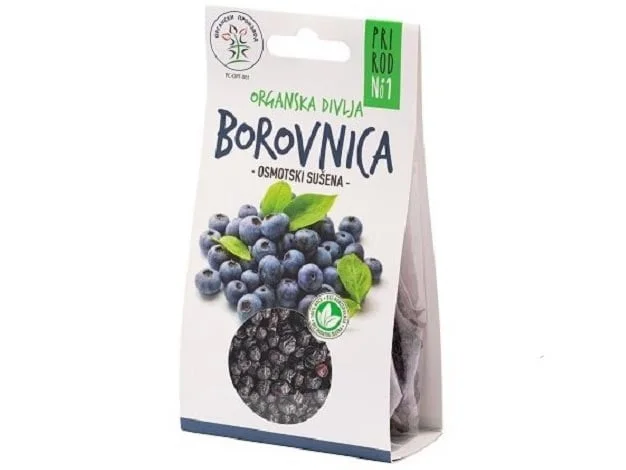 Organska Divlja Borovnica Sušena PrirodNo1 80g