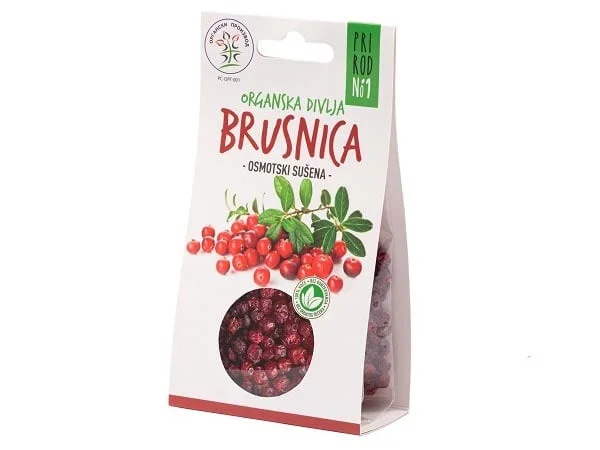 Organska Divlja Brusnica Sušena PrirodNo1 80g