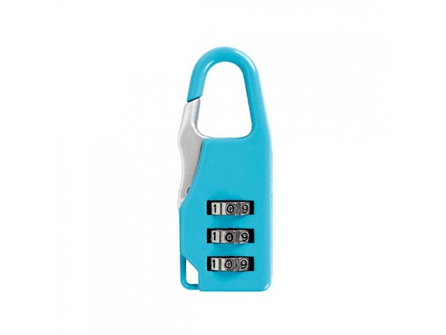 Mini katanac za kofer (sa šifrom) - plave boje