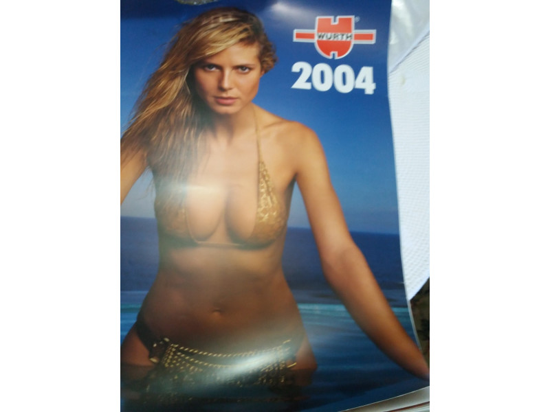 Wurth Calendar 2004 CM. 50 x 68