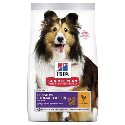 Hill's Sensitive Stomach & Skin Adult Medium Piletina 14kg