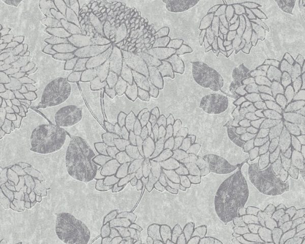 A.S. CRÉATION WALLPAPER «FLORAL, BEIGE, GREY, TAUPE» 390251