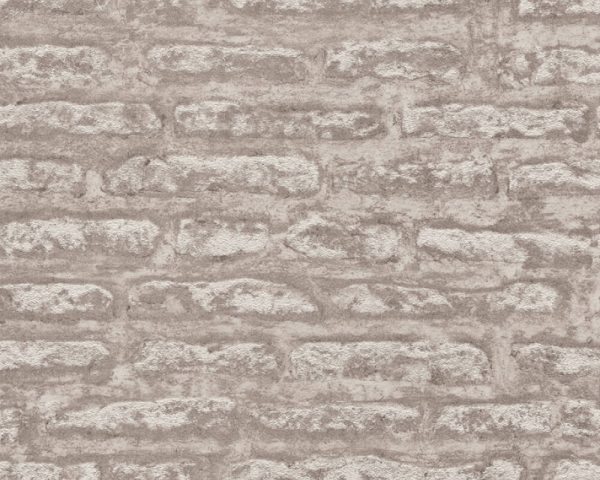 A.S. CRÉATION WALLPAPER «STONE, BEIGE, BROWN, GREY, TAUPE» 390274