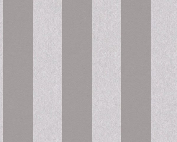 A.S. CRÉATION WALLPAPER «STRIPES, BEIGE, GREY, TAUPE» 390293