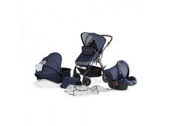 KINDERKRAFT MOOV KOLICA ZA BEBE SET 3U1 NAVY KKWMOOVNAV00NC