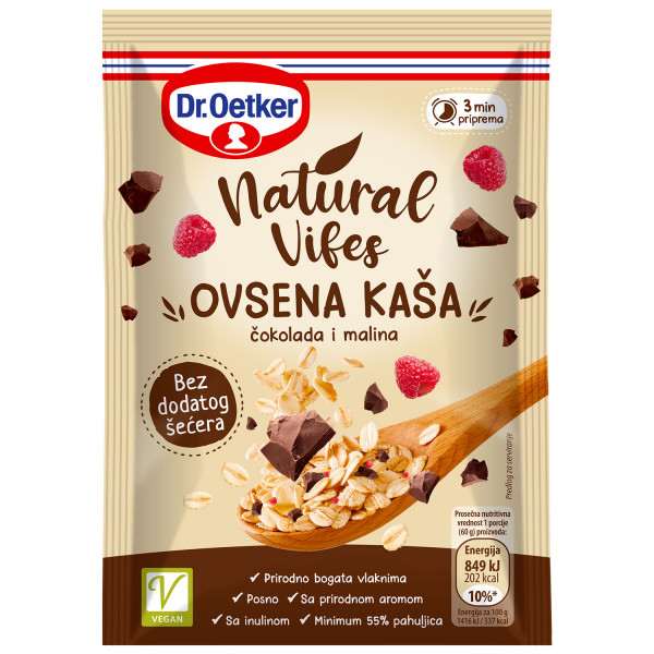 Dr.Oetker Natural Vibes ovs kaša čokomalina 60g