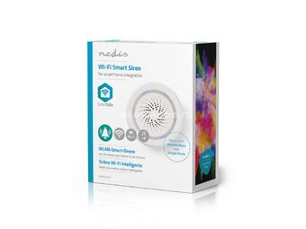 NEDIS Smart Siren Alarm or Chime 85 dB Wi-Fi WIFISI10CWT