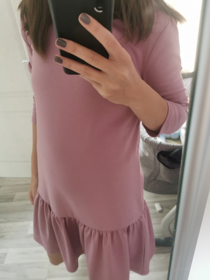 Roze haljina sa karnerom 800