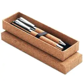 Set hemijska olovka i roler od plute u poklon kutiji CALIOPE