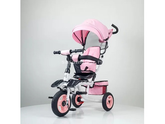 Tricikl Happybike 419 roze rotirajuće sedište