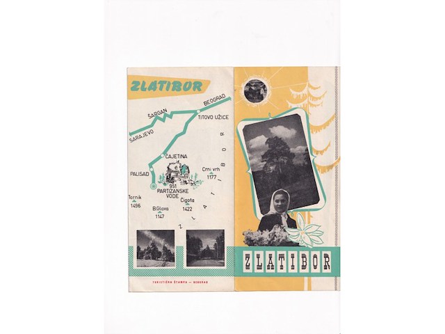 Zlatibor turisticki prospekat 1950/60