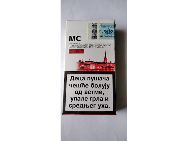 MC,  kutija od cigareta