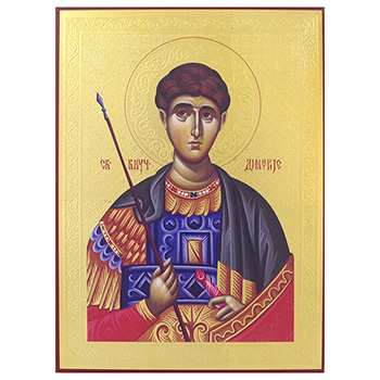 Ikona Sveti Dimitrije 28,5x21cm