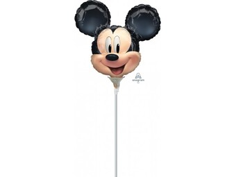 Folija balon na štapiću 3D Mickey Mouse