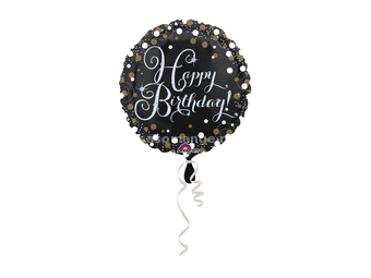 Folija balon 43cm Sparkly Birthday