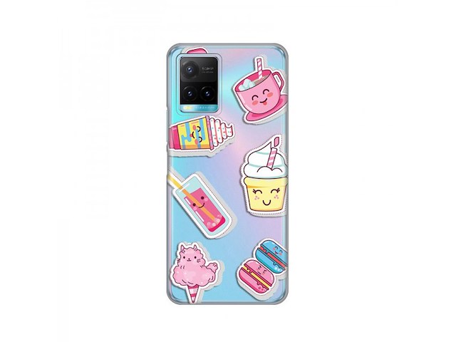 Maskica Silikonska Print Skin za Vivo Y21/Y21s/Y33s Ice cream