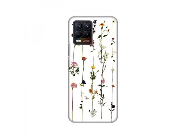 Maskica Silikonska Print Skin za Realme 8 4G/8 Pro Flower