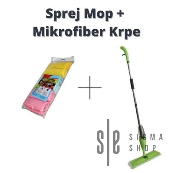 Sprej Mop + Mikrofiber Krpe