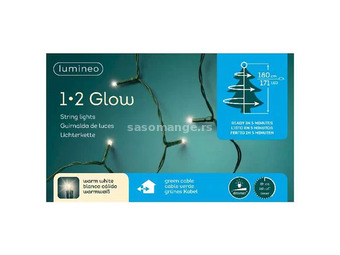 Novogodišnje LED sijalice za jelku 180cm 171L Toplo bela 1-2 Glow