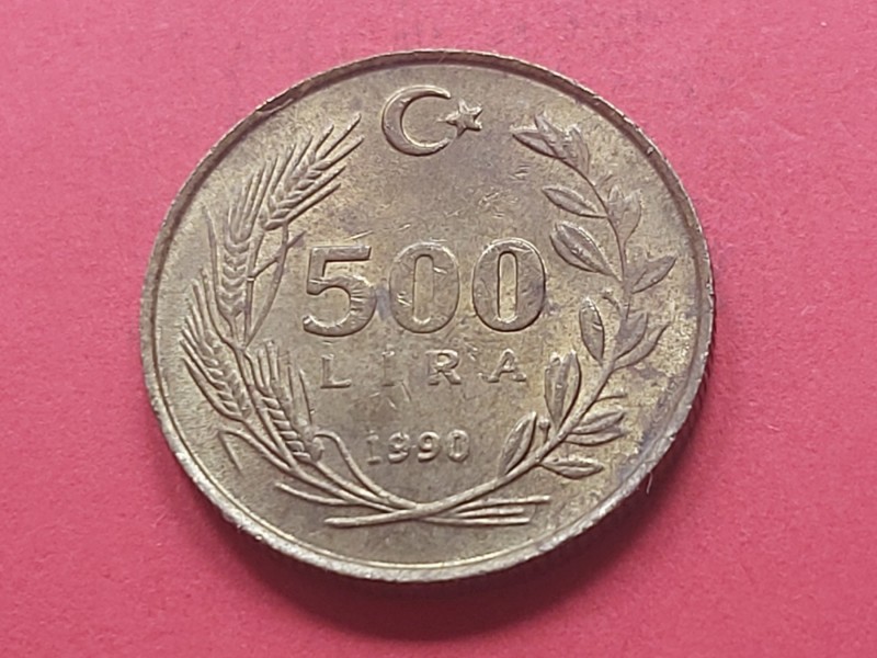 Turska - 500 lira 1990 god