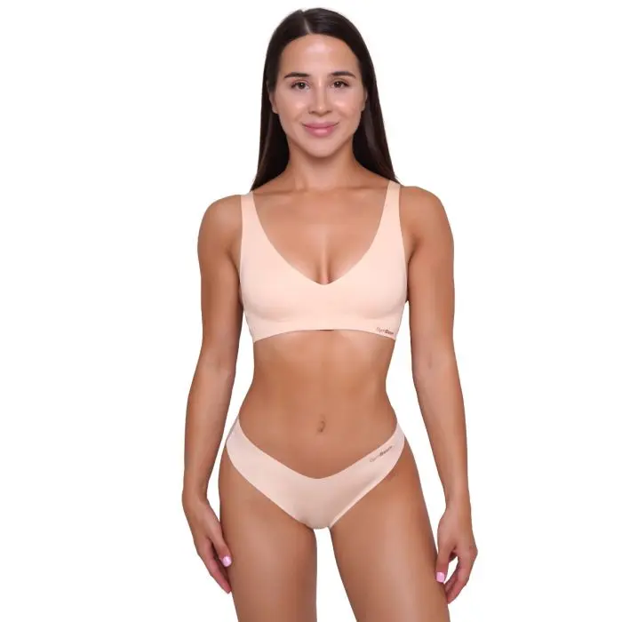 Seamless Gaće 3Pack Beige - GymBeam