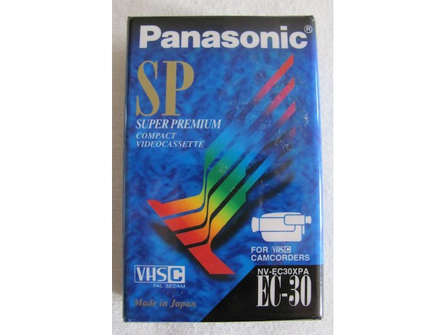 Panasonic EC-30 VHS C kaseta nova