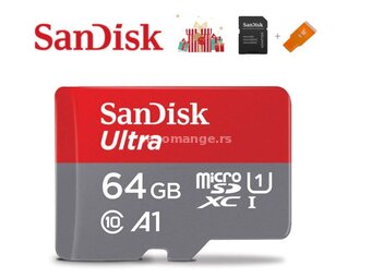 SanDisk A1 memorijska kartica 64 gb