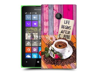 Futrola za Microsoft Lumia 532 leđa Durable print - kafa